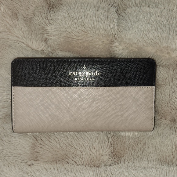 kate spade | Bags | Kate Spade Madison Colorblock Slim Bifold Wallet ...